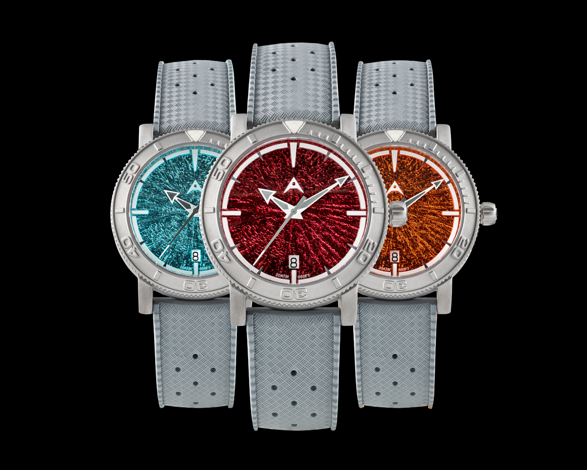Atlantic minimalist titanium dive watch – Aerotec Watches