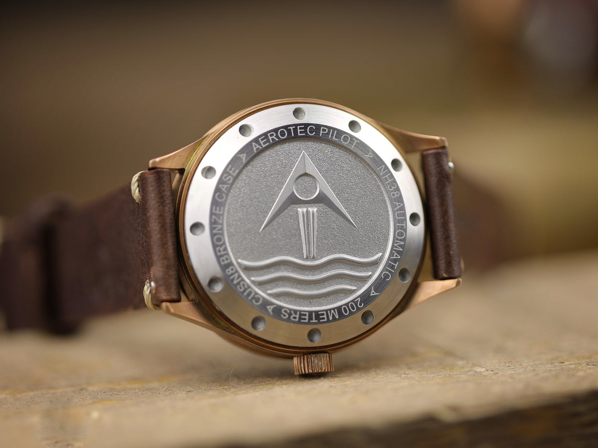 Aerotec Ace MKII - Bronze dial – Aerotec Watches