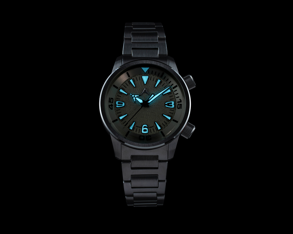 Black label - Wave textured dial edition – Aerotec Watches
